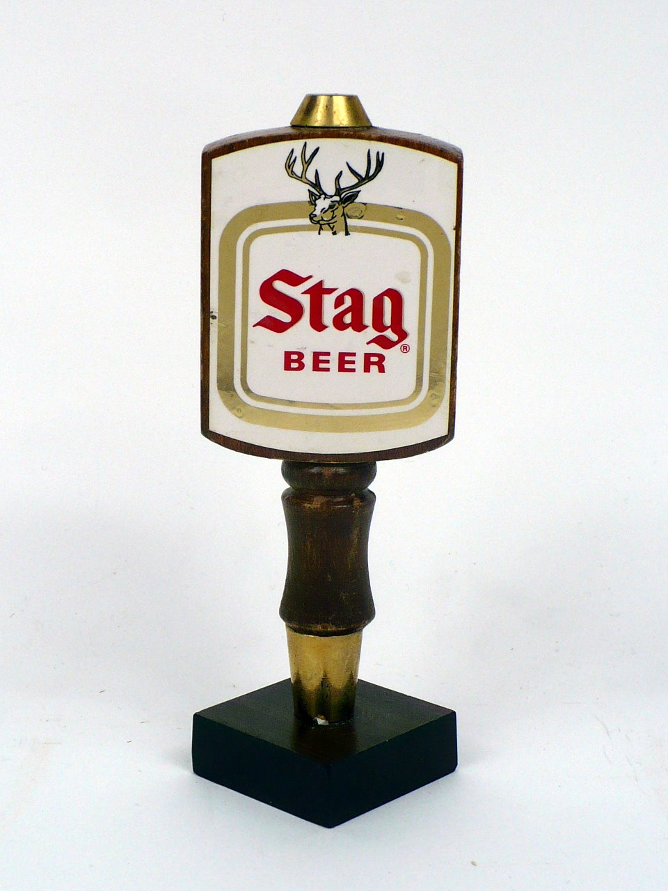 Item #33447 1970 Stag Beer Acrylic Tap Handle
