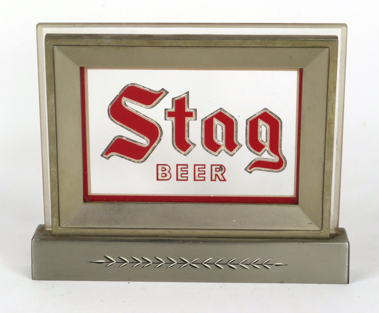 Item #95371 1950 Stag Beer (partial) Cash Register Light Cash Register Sign