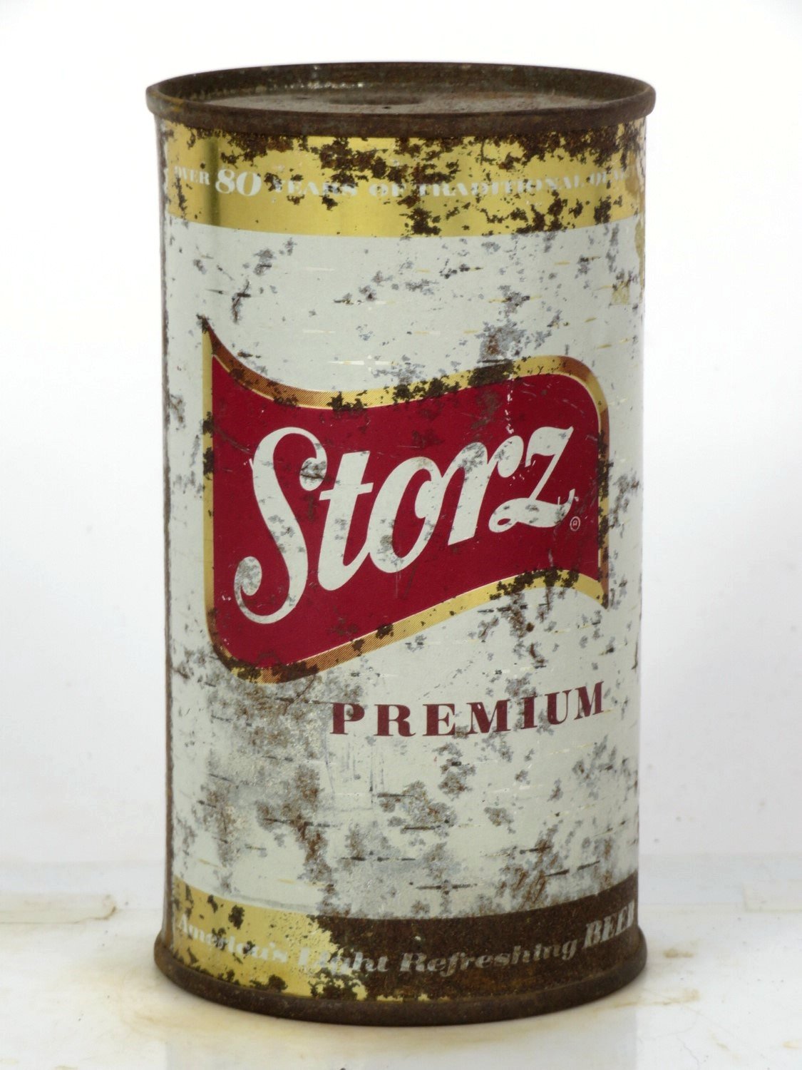 Item #11130 1957 Storz Premium Beer Flat Top Can 137-23