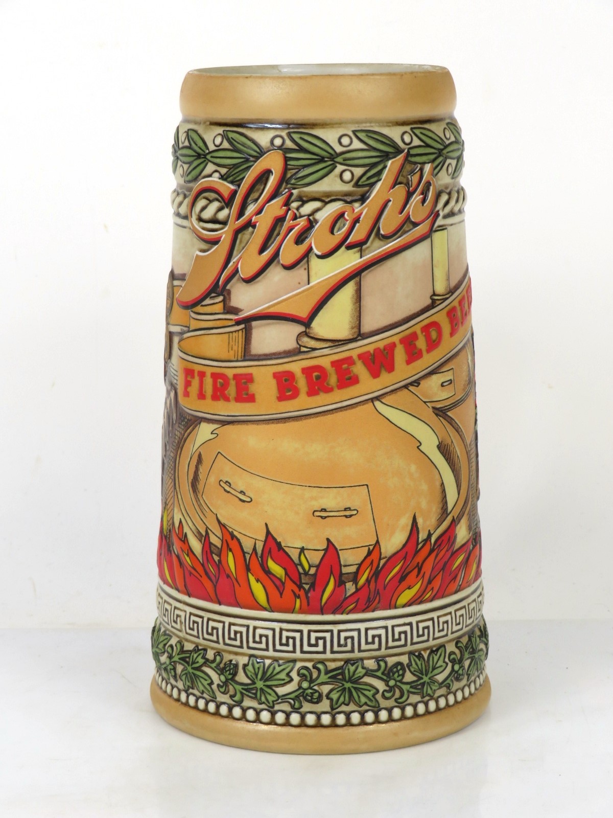 Item #96648 1989 Stroh's Beer "Fire Brewed" Stein S89