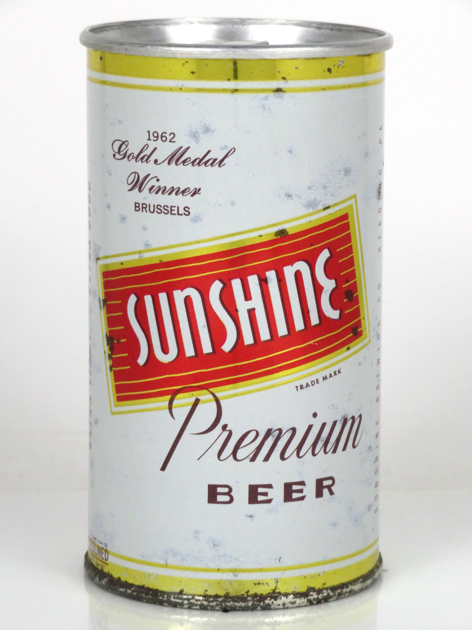 Item #49715 1964 Sunshine Premium Beer Tab Top Can T129-21