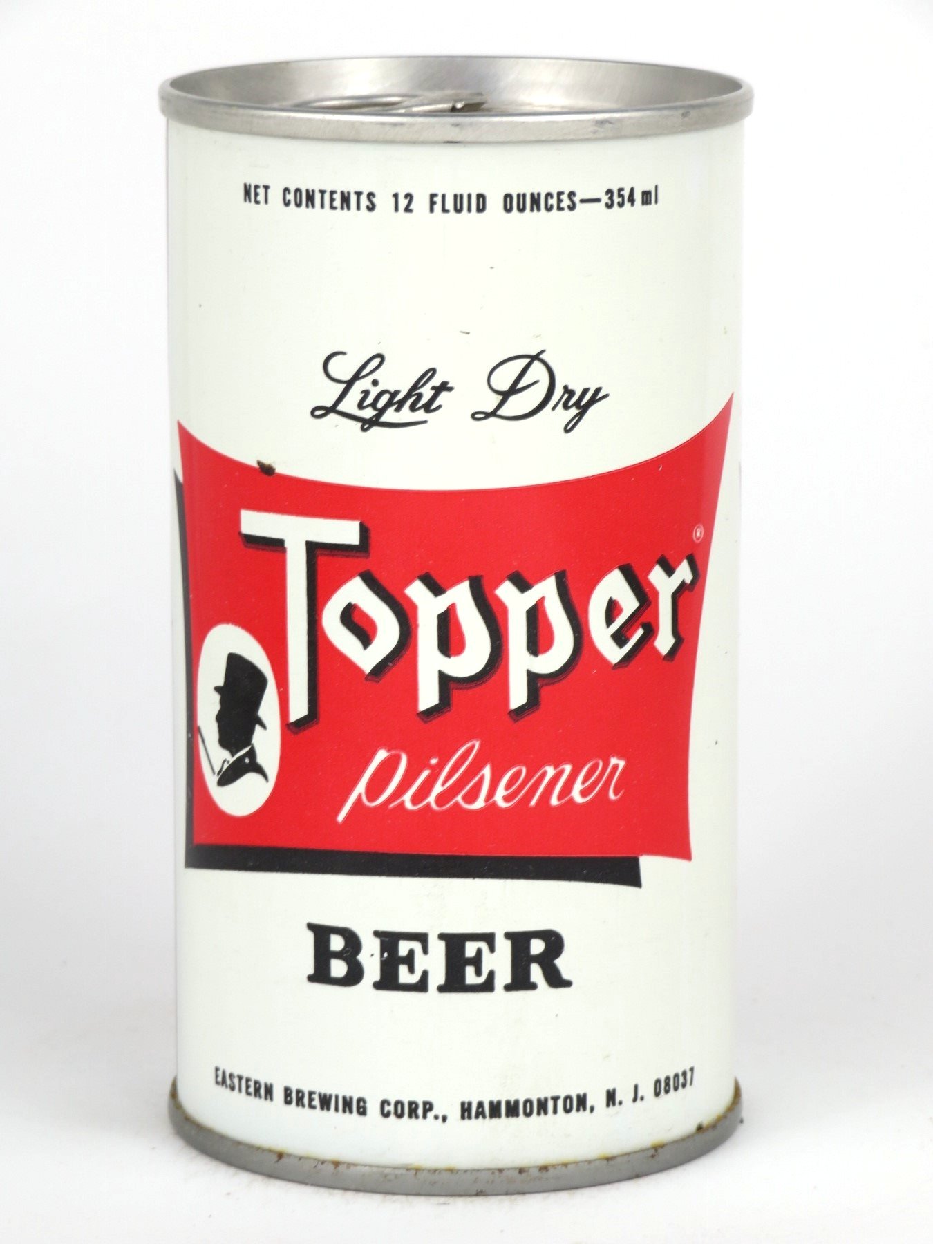 Item #49697 1972 Topper Pilsner Beer Tab Top Can T130-27v