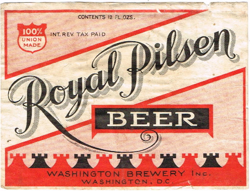 Item #110075 1937 Royal Pilsen Beer Label ES20-19