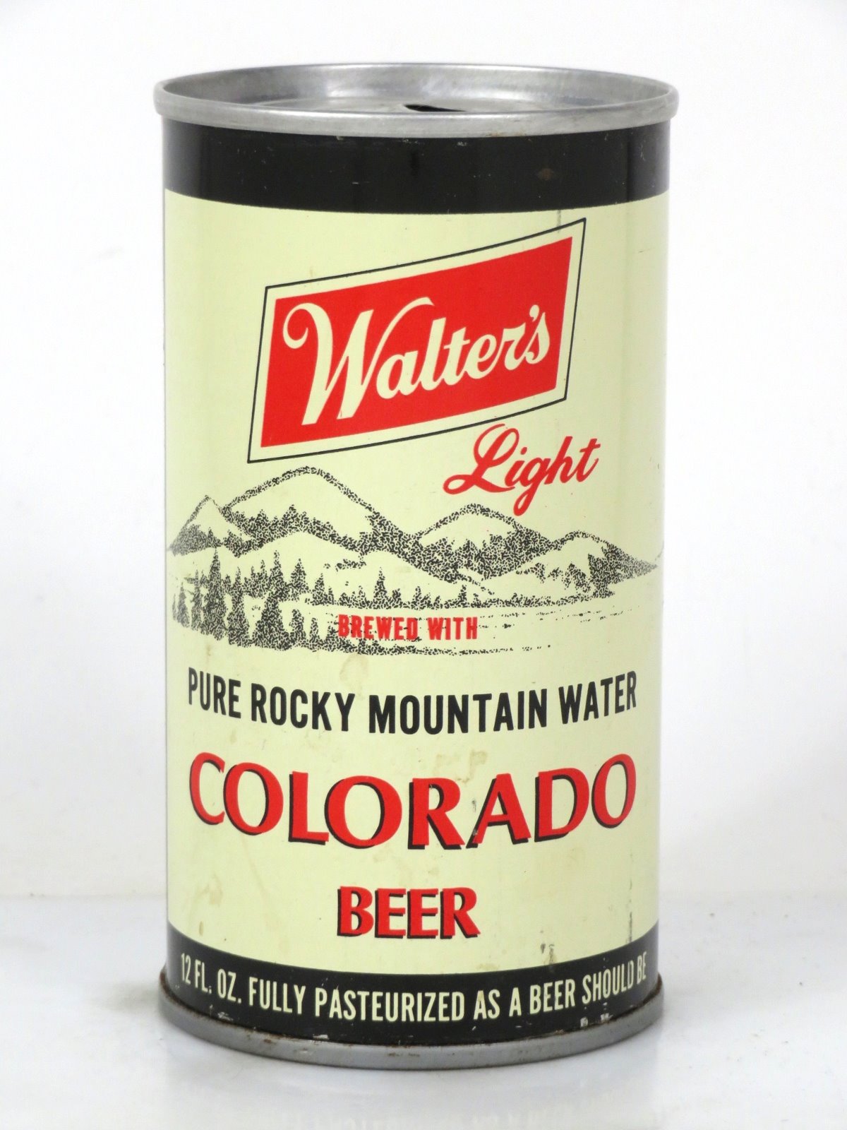 Item #28537 1971 Walter's Light Colorado Beer" Tab Top Can T133-25