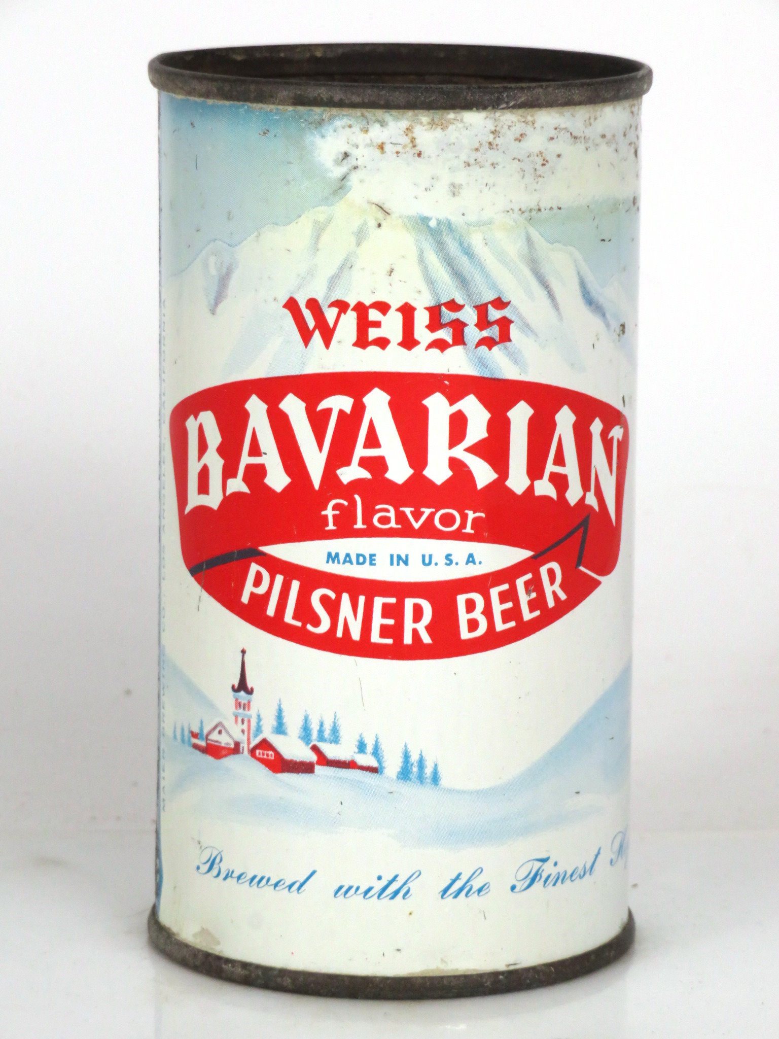 Item #28290 1961 Weiss Bavarian Flavor Beer Flat Top Can 35-02v ...