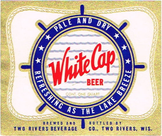 Item #19411 1950 White Cap Beer Label
