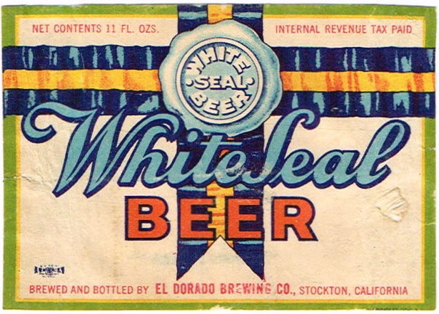 Item #91509 1939 White Seal Beer Label WS56-13