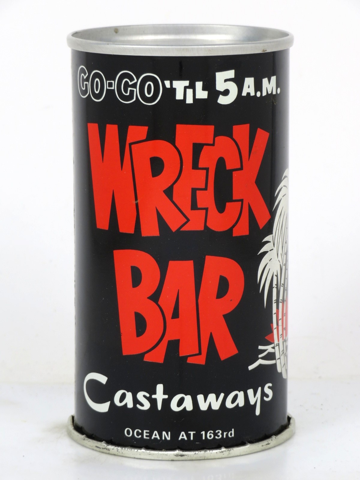 Item #29639 1970 Wreck Bar Maraca Miami Florida Flat Top Can