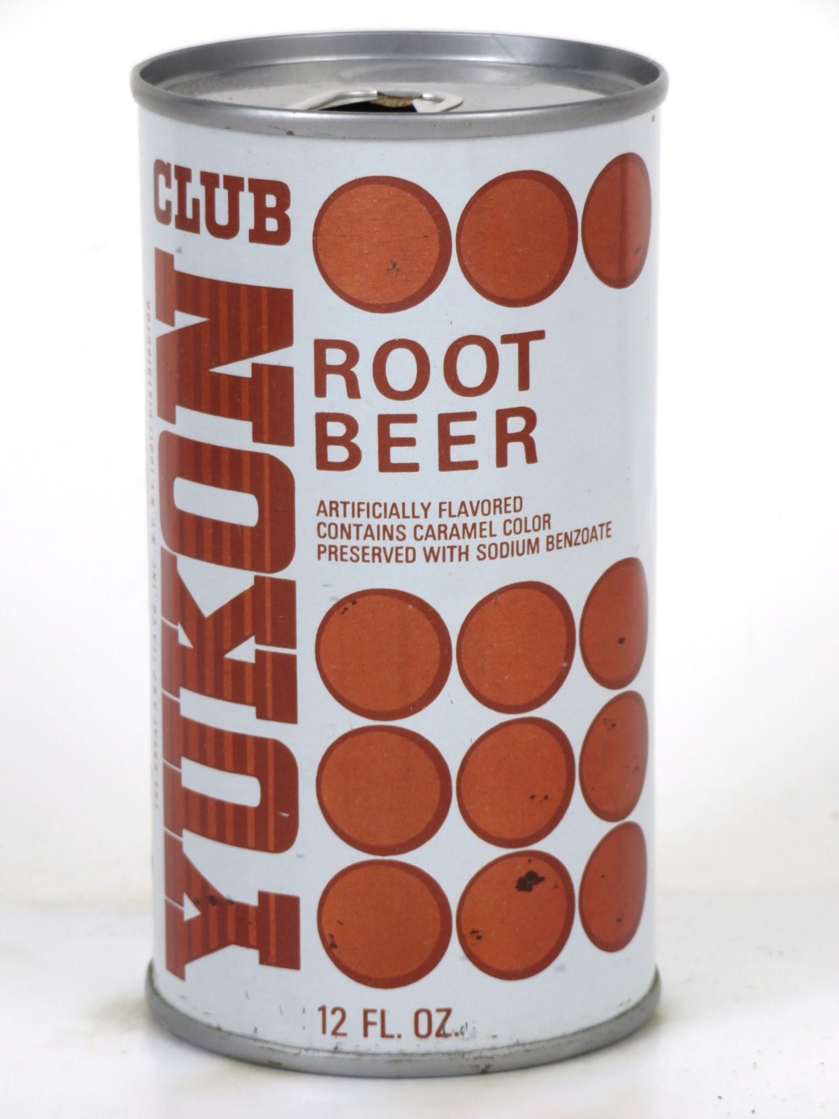 Item #110058 1972 Yukon Club Root Beer A&P New York Tab Top Can
