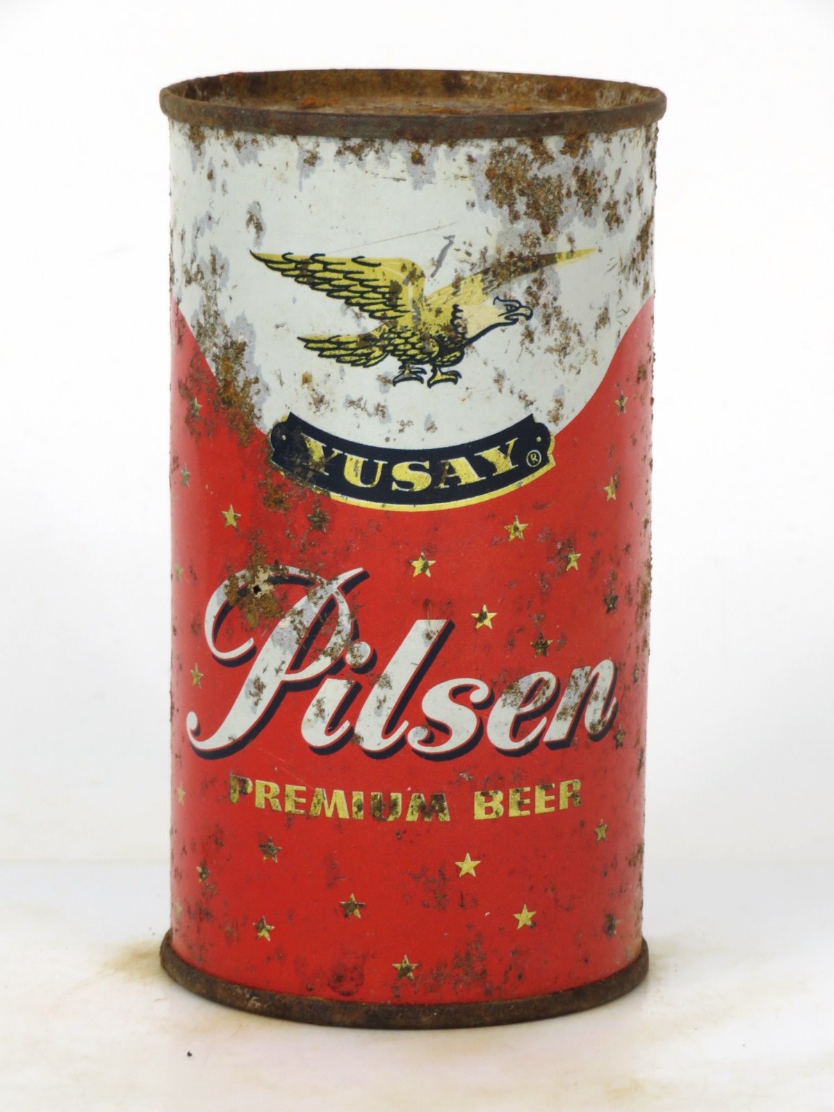 Item #34796 1957 Yusay Pilsen Premium Beer Flat Top Can 147-11.1